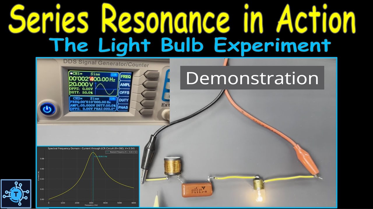 #99  - Series Resonance Circuit in Action – Resonant Frequency Demonstration