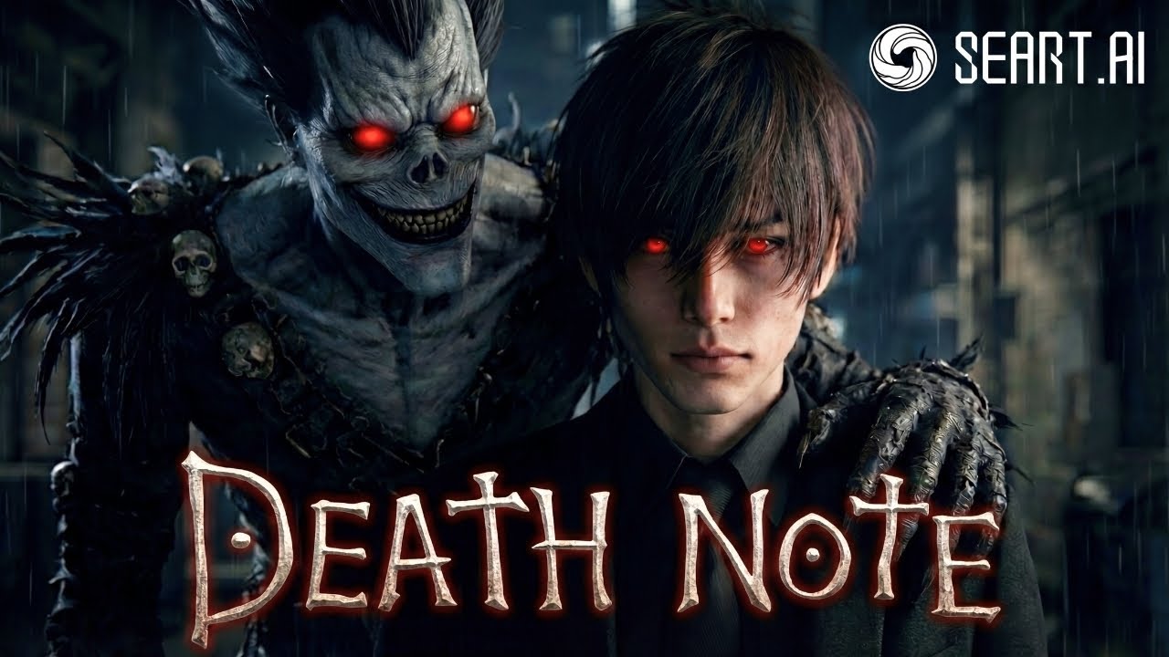 Death Note AI Cinematic Trailer | Made with SeaArt AI | AI Movie
