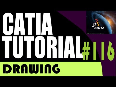 116 CATIA drawing Tutorial: Area Fill; Arrow Video Lecture - Learning ...