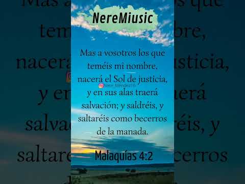 "Malaquías: 4;2" //NereMiusic//