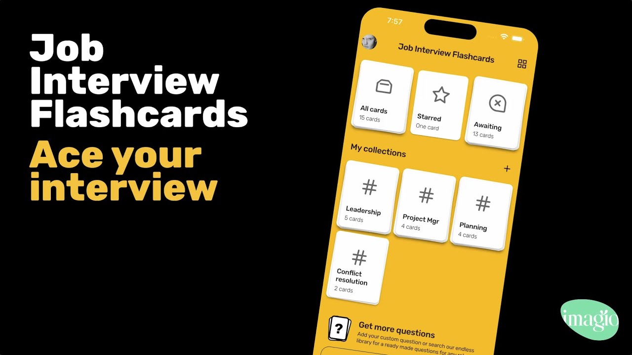 Job Interview Flashcards - App Intro