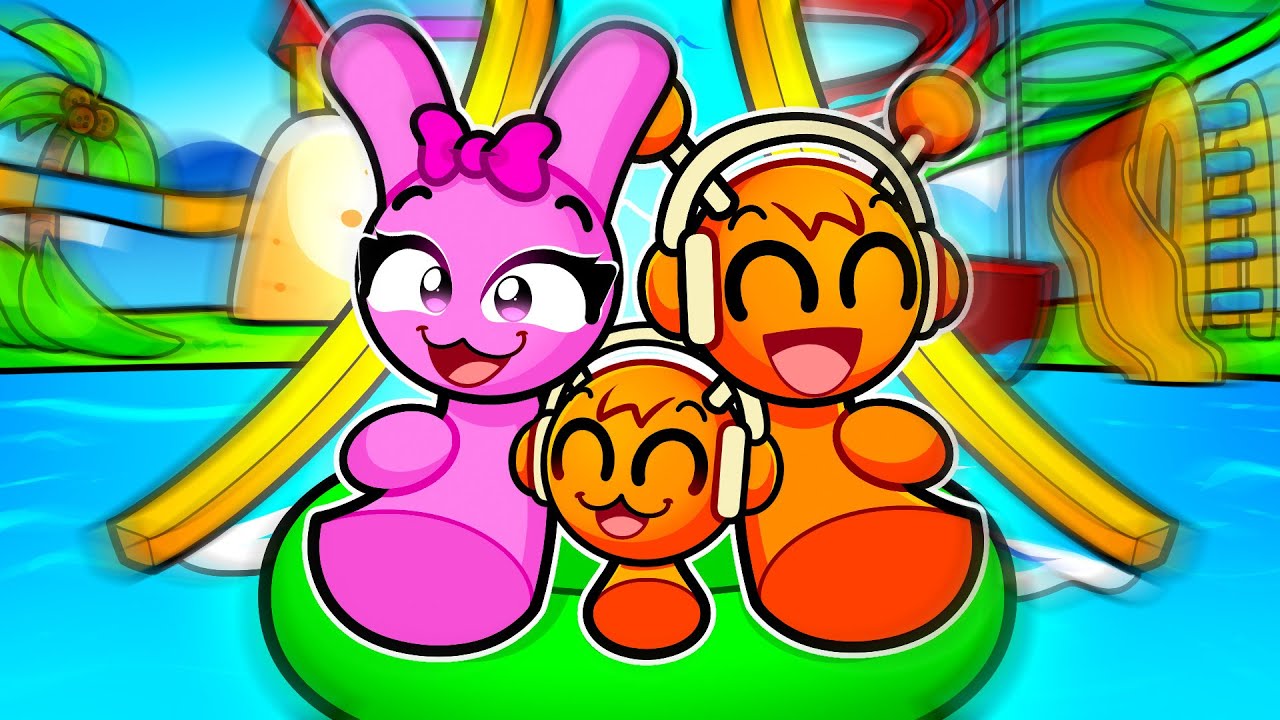 The Sprunki Family TRAVELED to a WATER PARK