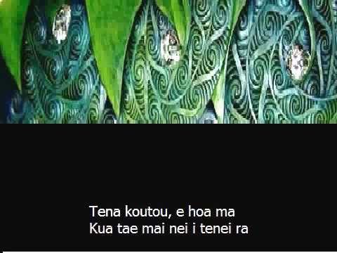Tena koutou, e hoa ma