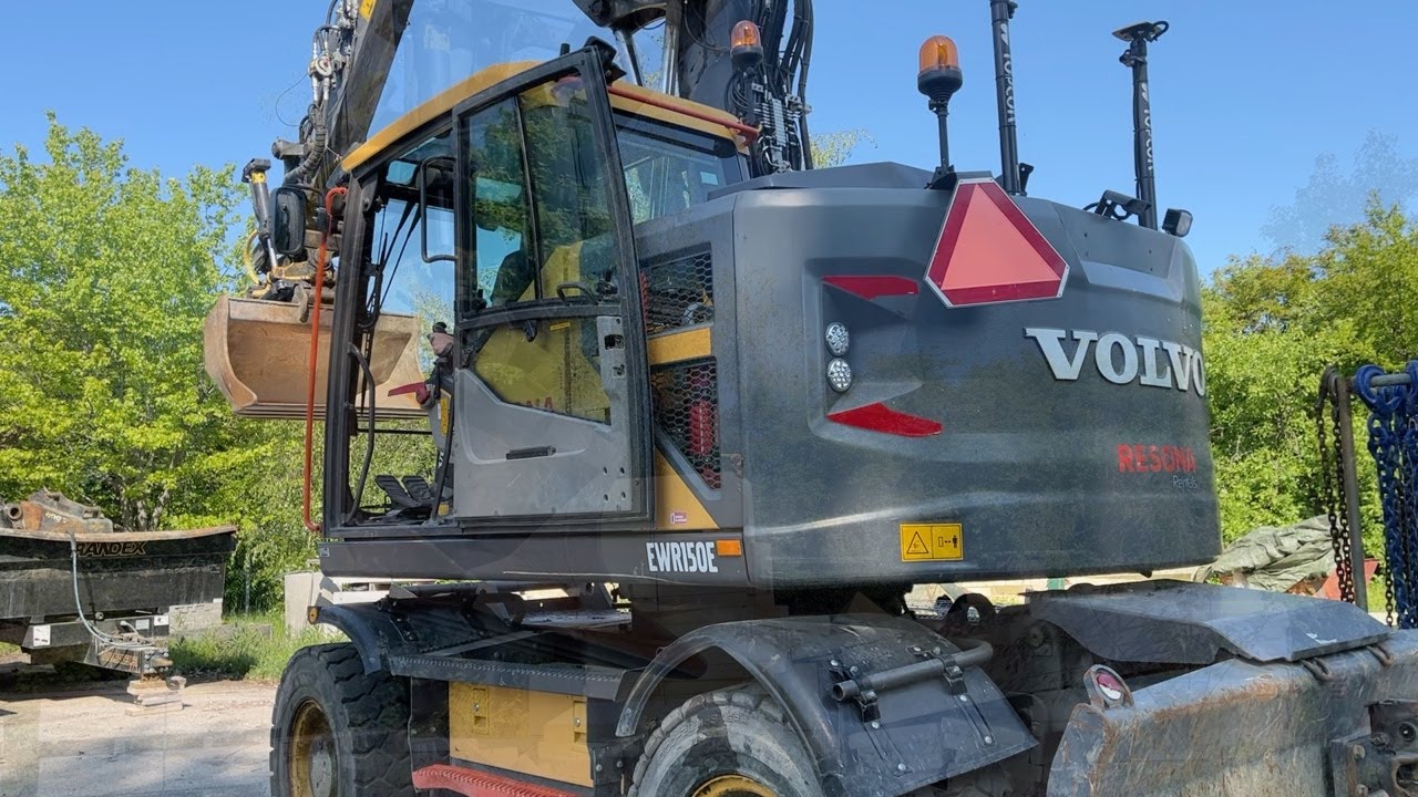 Grävmaskin Volvo EWR150E, Danderyd, Klaravik auktioner