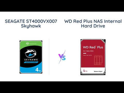 Seagate Skyhawk vs WD Red Plus: Which surveillance HDD to choose?