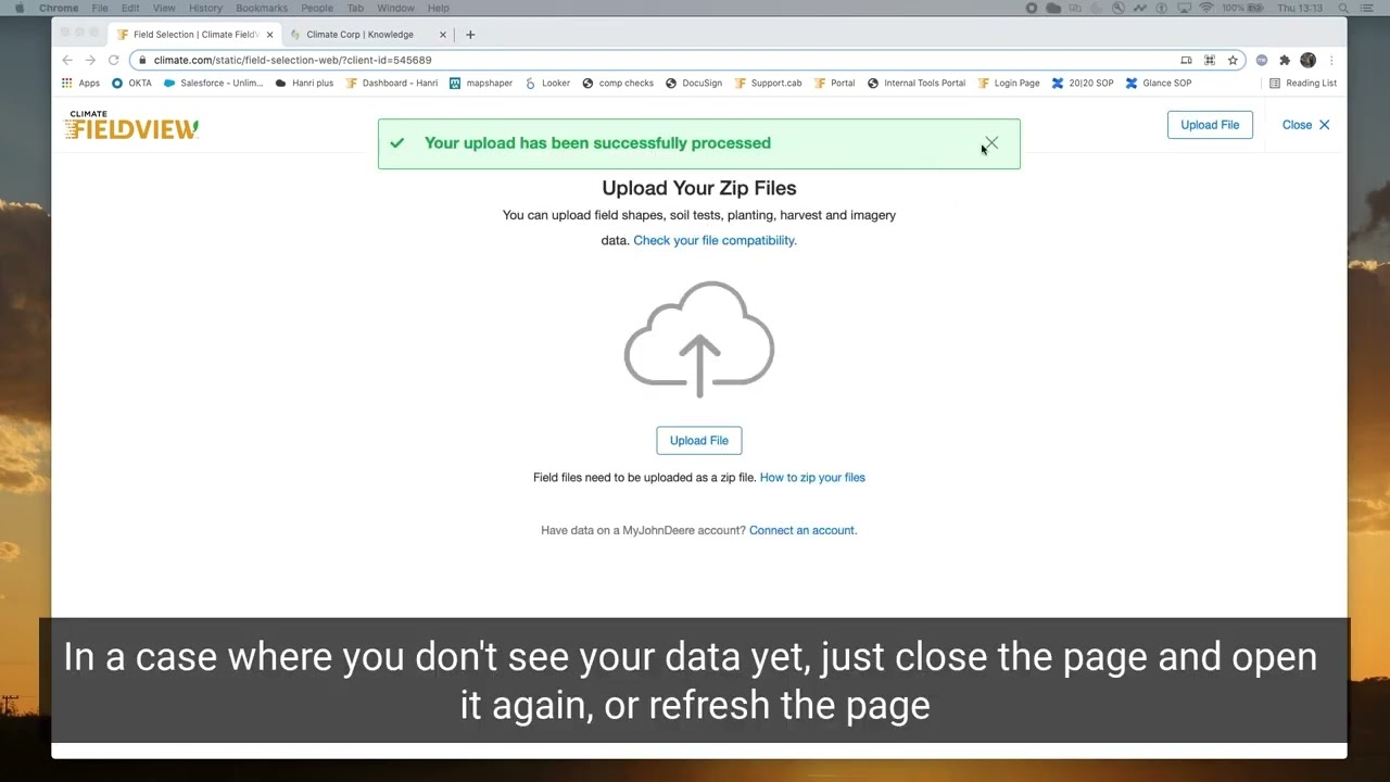 Module 2 – Video 6 – Importing data into FieldView™