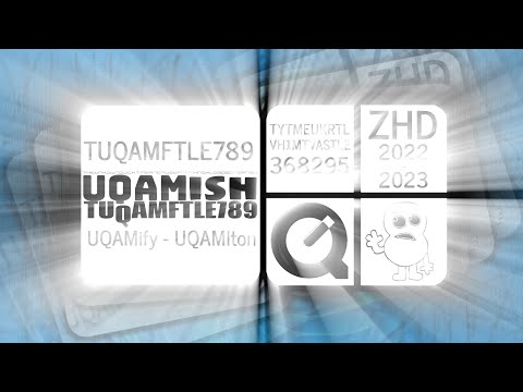UQAMify's "Futuristic Windows 11 Styled" Logo [01/01/23/Enhanced/Main-Sided]