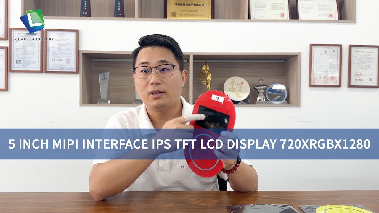 Leadtek's 5-Inch 720xRGBx1280 TFT LCD Touch Display for Transit Systems