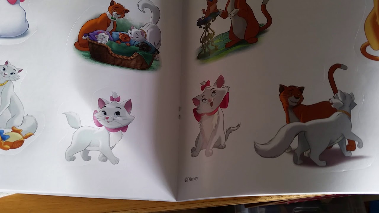 Aristocats colouring book REVIEW
