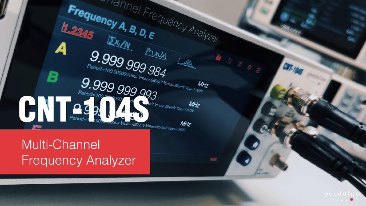 Making simple measurements with Multi-channel Frequency Analyzer CNT-104S