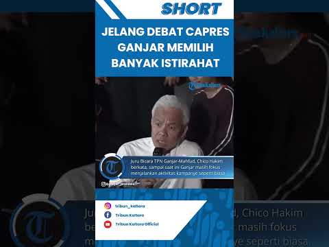 Ganjar Lebih Banyak Istirahat Jelang Debat Capres Kedua dan Diskusi Bareng TPN