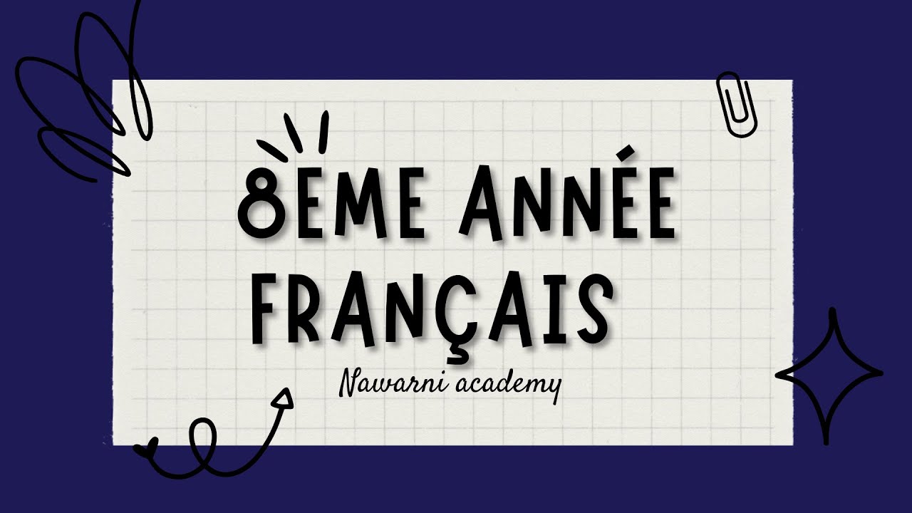 Correction du devoir de synthése n3 -Français -8éme année