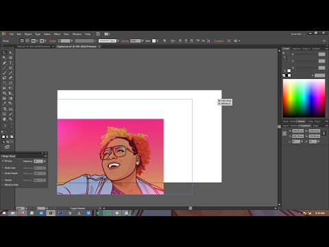 Tutorial resize file on Adobe Illustrator Ai on centimeters for print use