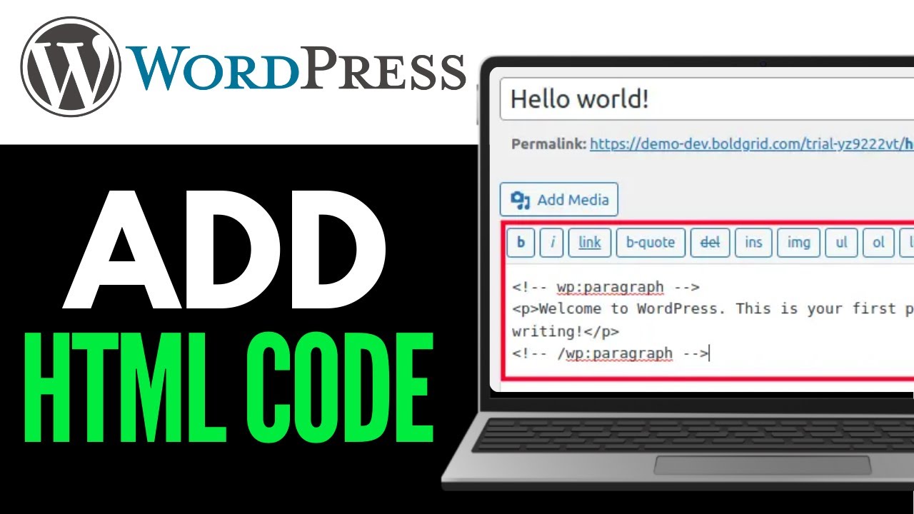 How To Add HTML Code In WordPress 2025 (SIMPLE STEP)