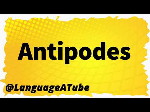 Antipodes Pronunciation ⚡️ How To Pronounce Antipodes!