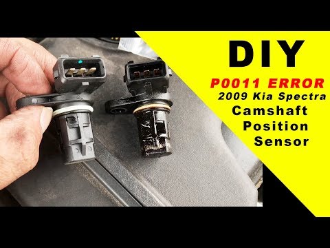 p0011 error code 2009 Kia Spectra CamShaft Position Sensor DIY FIX
