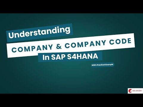 What is a Company Code in SAP | What is a Company in SAP | S/4HANA | SAP FICO | SAP FI | SAP MM | SD