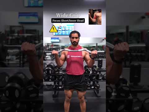 EZ Bar Curls: Know the Difference ⚠️ #shorts