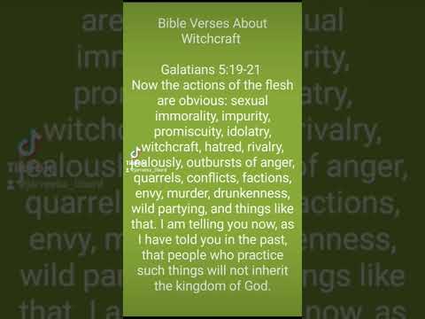 Bible Verses About Witchcraft