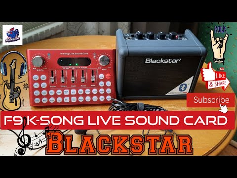 How To Connect F9 k-song Live Sound Card