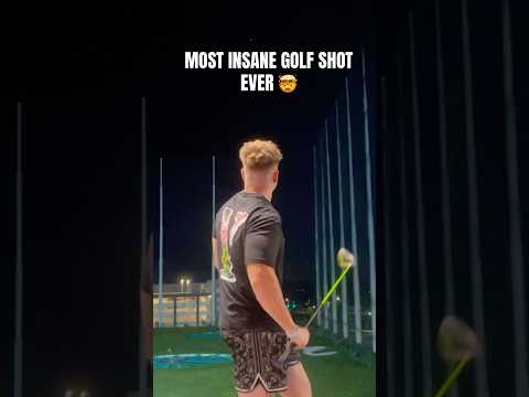 INSANE TOPGOLF SHOT 🤯#views #funny #lit #tiktok #trending #fun #golfing #crazyshot #fyp #topgolf
