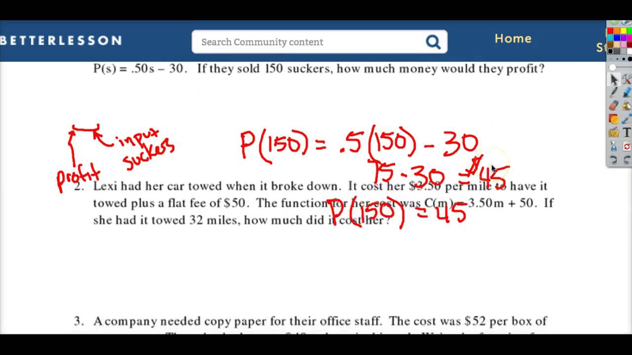 Function Notation in Context