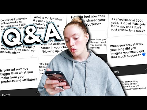 opening up about my mental health & answering your questions // success, money, & privacy on YouTube