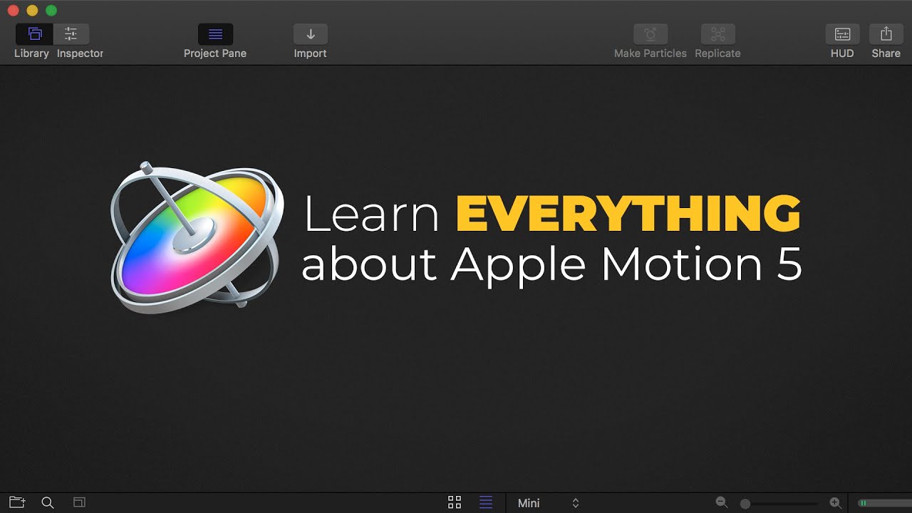 Live #04 - Learn EVERYTHING About Apple Motion 5 TUTORIAL