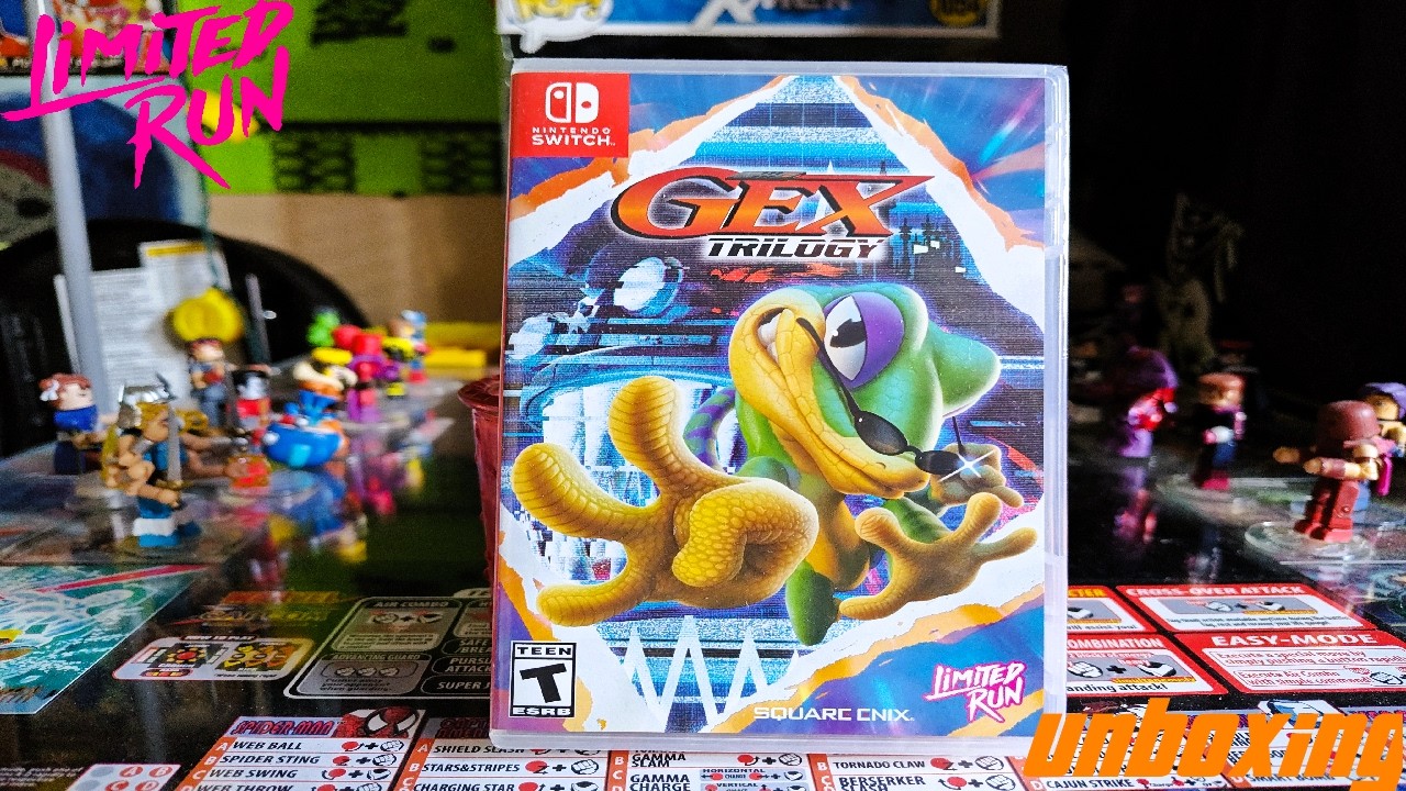 Gex Trilogy Unboxing | Limited Run Games | Nintendo Switch
