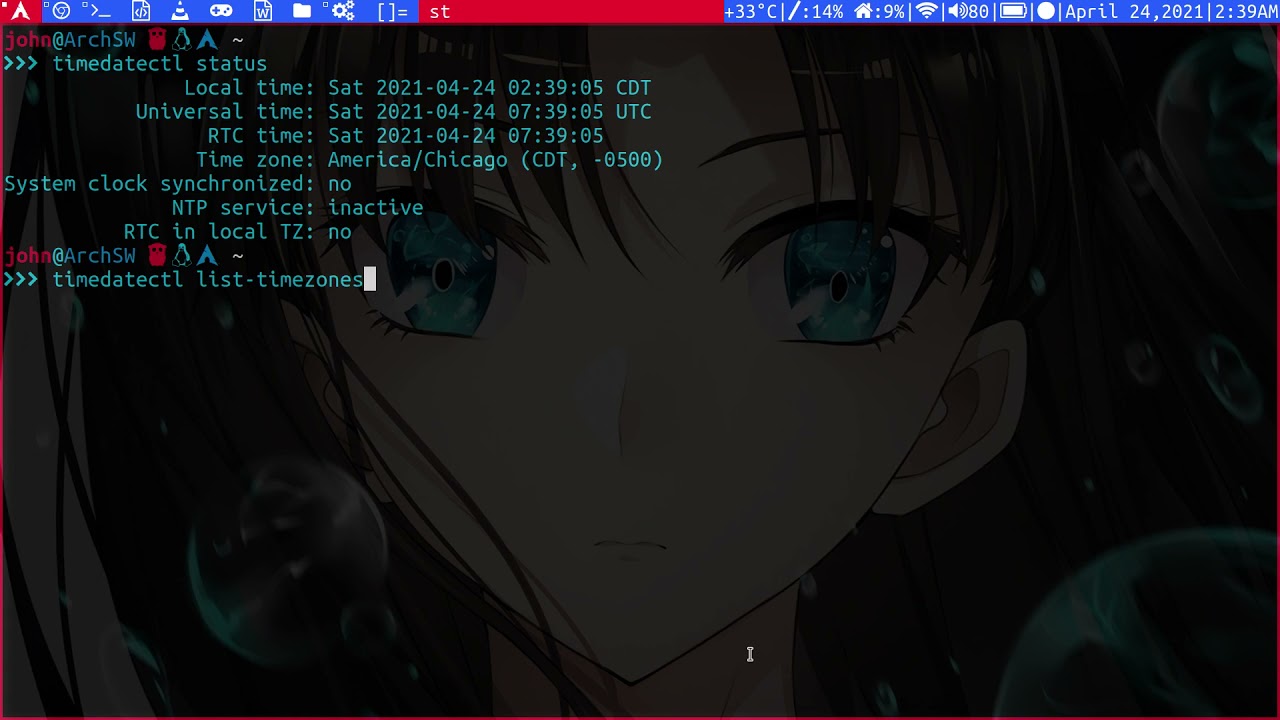 How to Change the Timezone on Arch Linux in Under 5 Minutes ;)