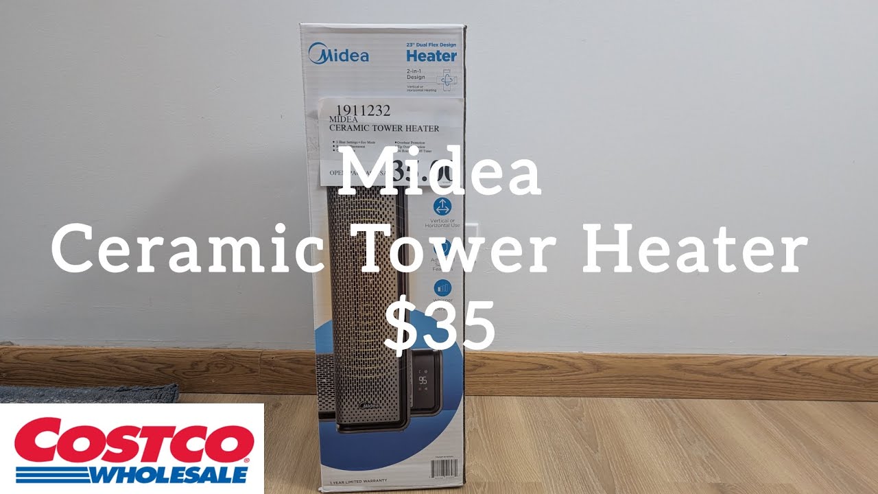Unboxing Midea Ceramic Tower Heater from Costco @allinall-arun 