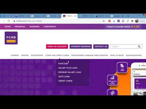 How to Use FCMB Bank Mobile App.............