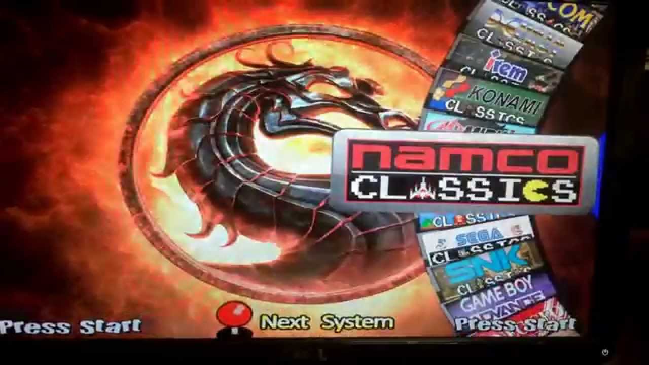 Custom Hyperspin wheel with selection of emulators.