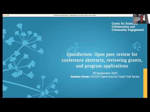 CSCCE Open-Source Tools Trial 3 - Exploring OpenReview and its various applications