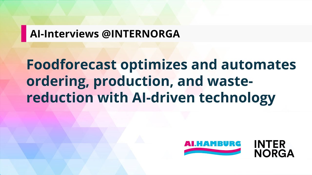 AI CENTER INTERNORGA 2024 - Interview with Foodforecast - AI-driven demand prediction