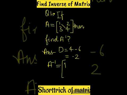 #shorts#shorttricks#matrixinversionmethod#shorttricksofmaths#matrix#shortsfeed#EasyMathsClasses