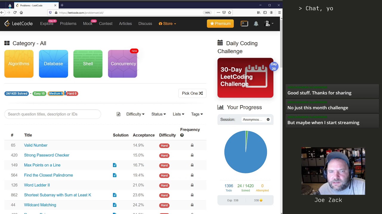 D20: LeetCode 30 Day Challenge in JavaScript