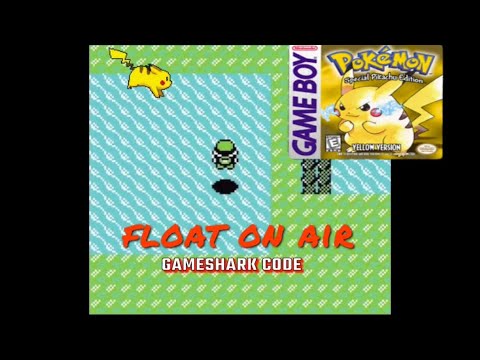 Pokémon Yellow FLOAT ON AIR GameShark code