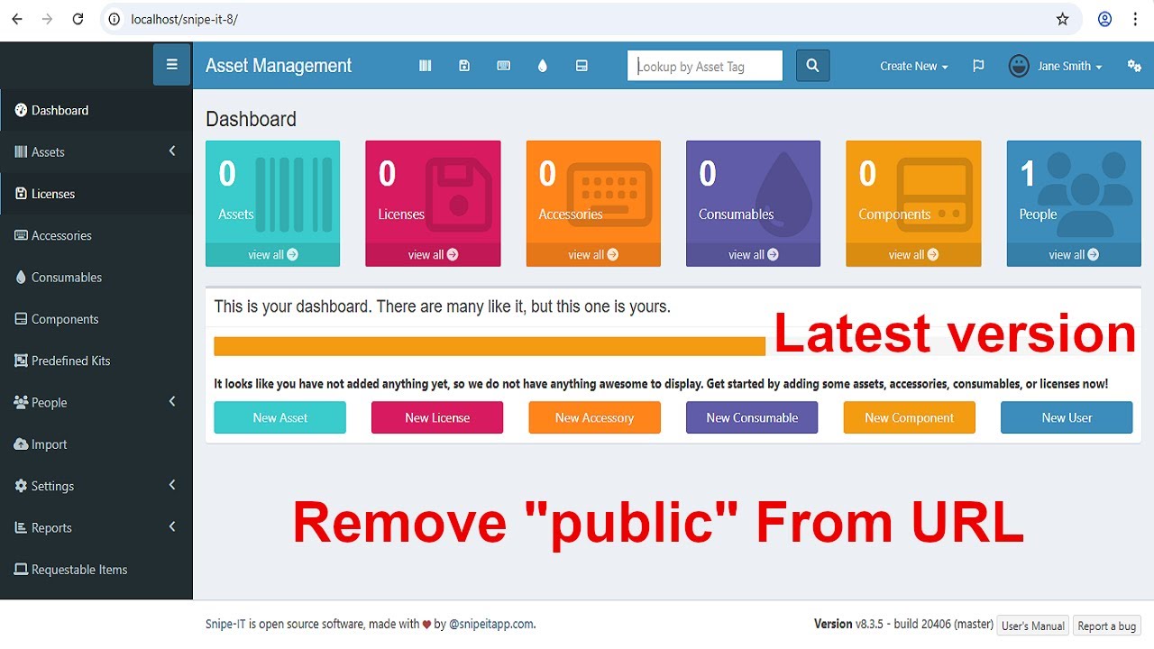 (02) How to Remove “public” from URL in Snipe-IT | Fix URL Issue in Laravel (Step-by-Step Guide)