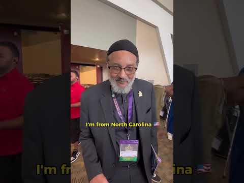 Asking Muslims where they're from at an Islamic Convention