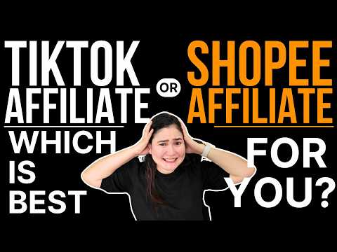 SHOPEE AFFILIATE PROGRAM vs TIKTOK AFFILIATE PROGRAM