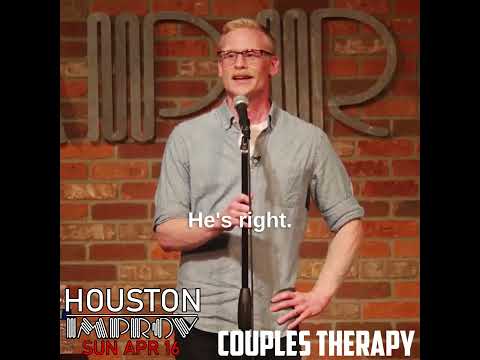 Couples Therapy with Alan Adams & Friends Sun Apr 16 at the Houston Improv