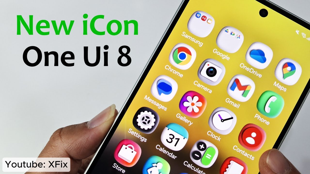 New ONE UI 8 Official 3D Icons For Samsung Phone