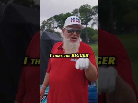 Is BIGGER always BETTER? 👀 Grip advice from John Daly ⛳️ #golf #golftips