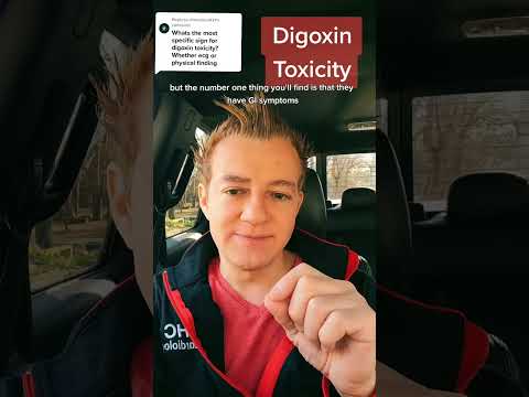 Digoxin toxicity signs and symptoms?