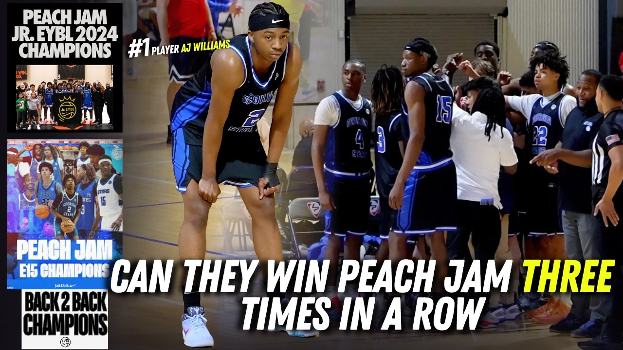 #1 Ranked AJ WILLIAMS LEADING THE WAY This Team Might Win Peach Jam AGAIN… 😳 