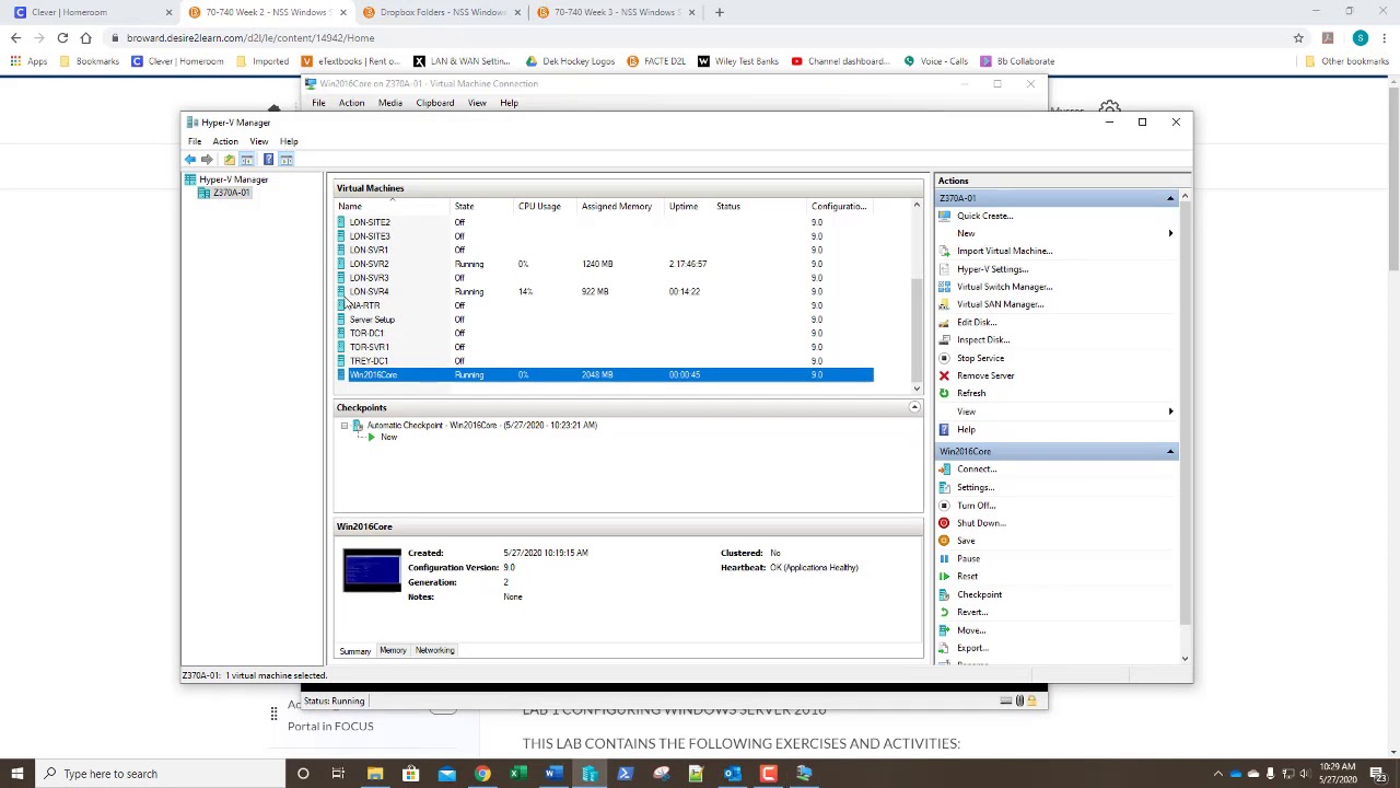 70-740 Lab 3 Configuring Disks and Volumes