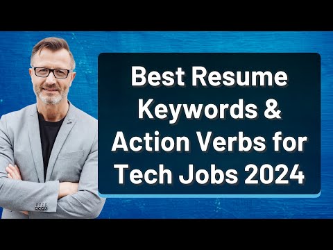 Best Resume Keywords & Action Verbs for Tech Jobs 2024