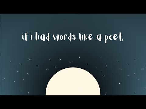 if i had words like a poet – Hannah Williams