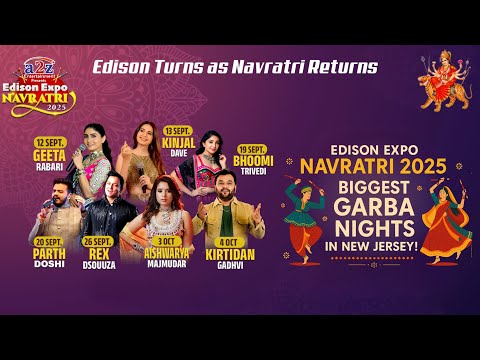 Kinjal Dave Live Navratri Garba in New Jersey on Sep 13, 2025 at New Jersey Convention and ...